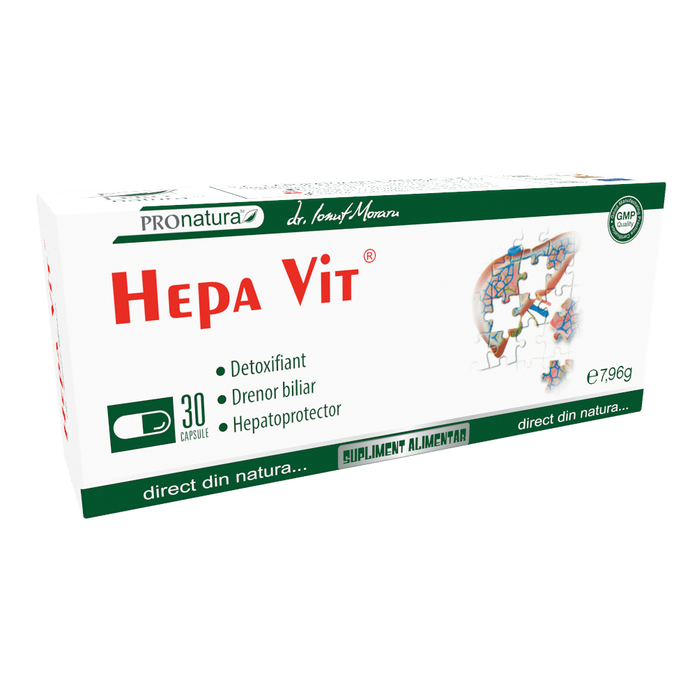 Hepa Vit, 30 capsule, Pro Natura
