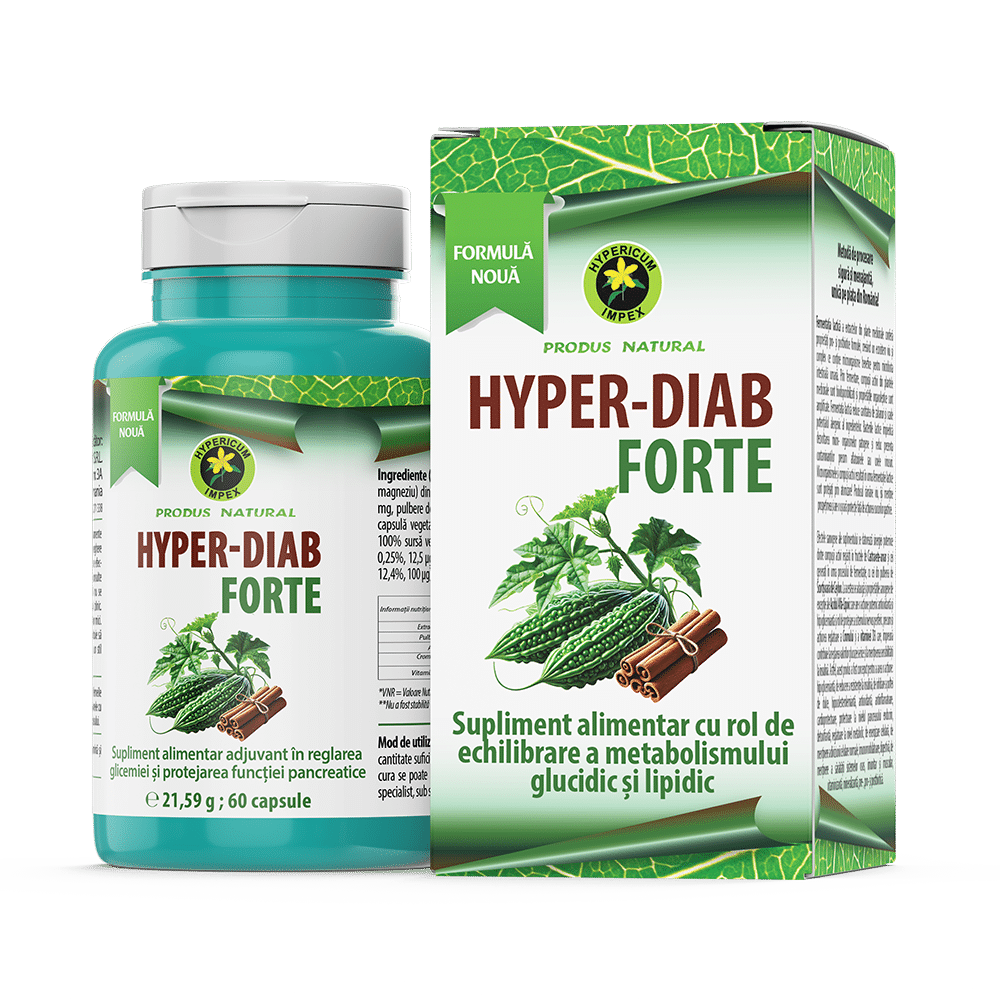 Hyper Diab Forte, 60 capsule, Hypericum