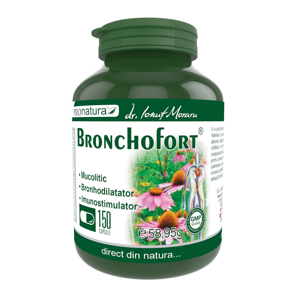 Bronchofort, 150 capsule, Pro Natura
