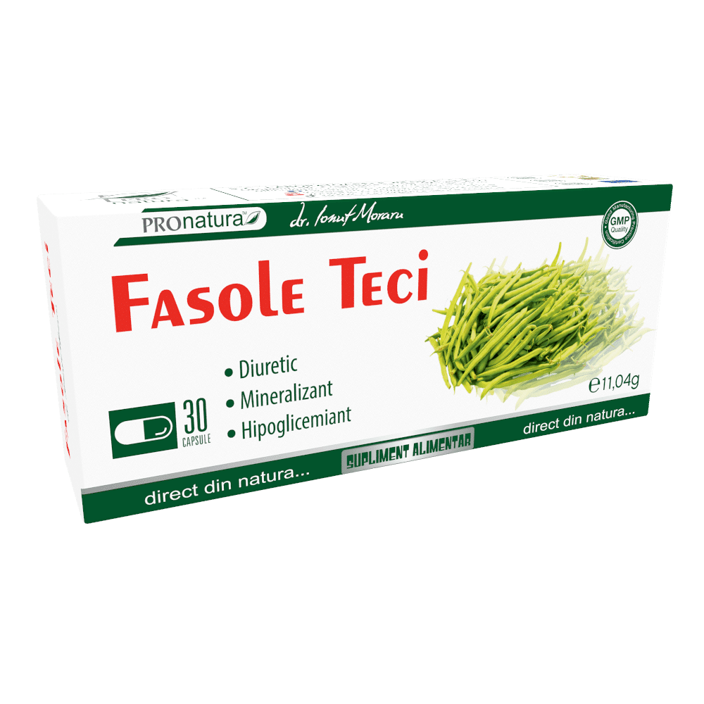 Fasole Teci, 30 capsule, Pro Natura