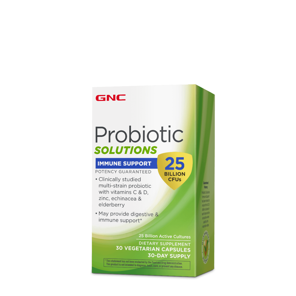 Gnc Probiotic Solutions Immune Support - 25 Billion Cfus, Probiotic ...