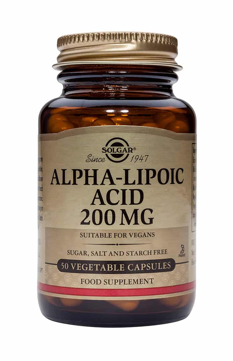 Supliment alimentar Acid Alfa-lipoic 200 mg, 50 capsule, Solgar