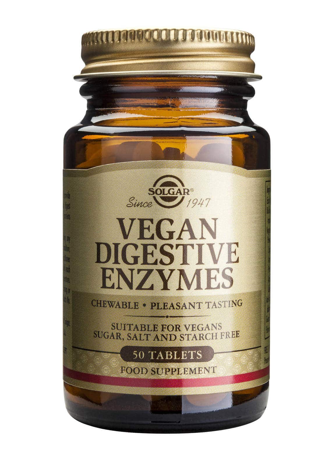 Enzime digestive pentru vegani, 50 tablete, Solgar